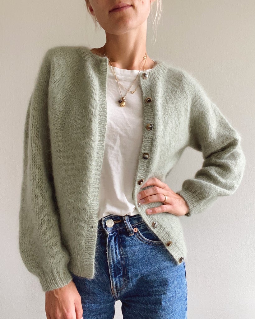 Patron "Novice Cardigan - Mohair Edition" - PetiteKnit— La Maillerie